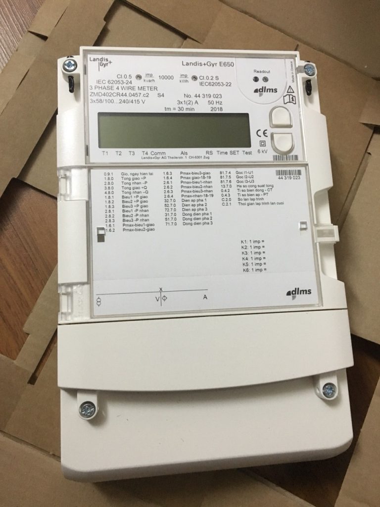 CÔNG TƠ ĐIỆN TỬ 3 PHA LANDIS 1(1,2)A - thietbidienhanoi.net.vn